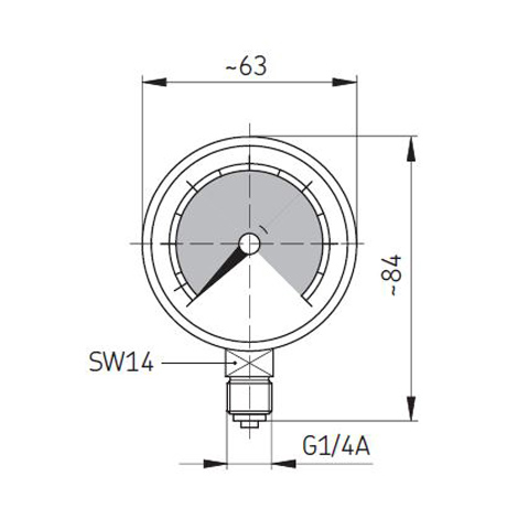SKF-Manometer mit visualisierter Anzeige | vogel-zentralschmierung.de